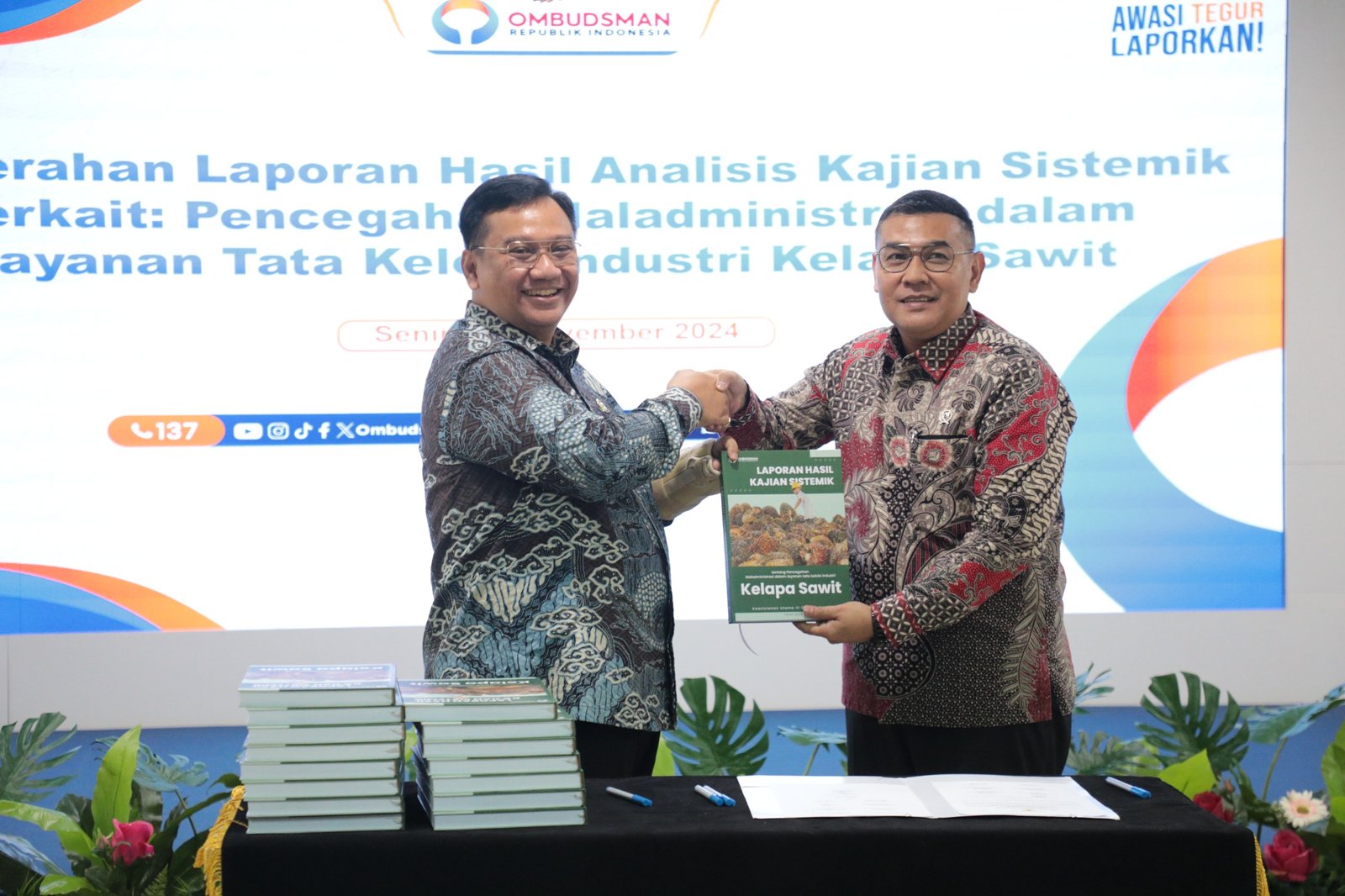 Terima Laporan Hasil Kajian Sistemik dari Ombudsman RI, Wamen Ossy ... Terima Laporan Hasil Kajian Sistemik dari Ombudsman RI, Wamen Ossy ...